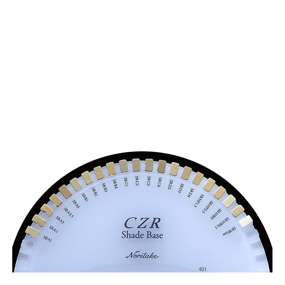 Noritake CZR Press SB Stain color guide - Fogászati kerámia